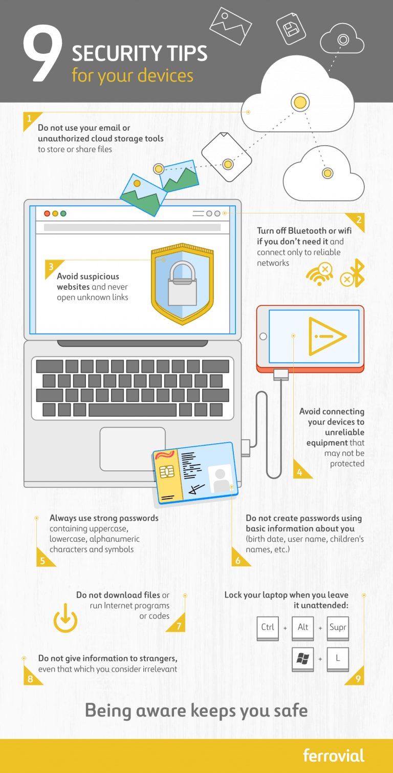 9 security tips for your devices for this summer and beyond - Ferrovial ...