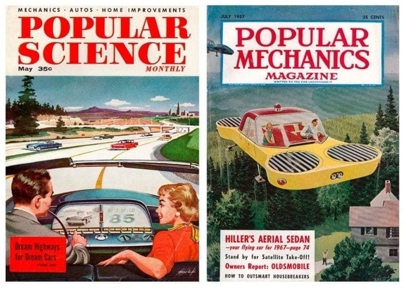 This was how retrofuturism imagined the highways of today