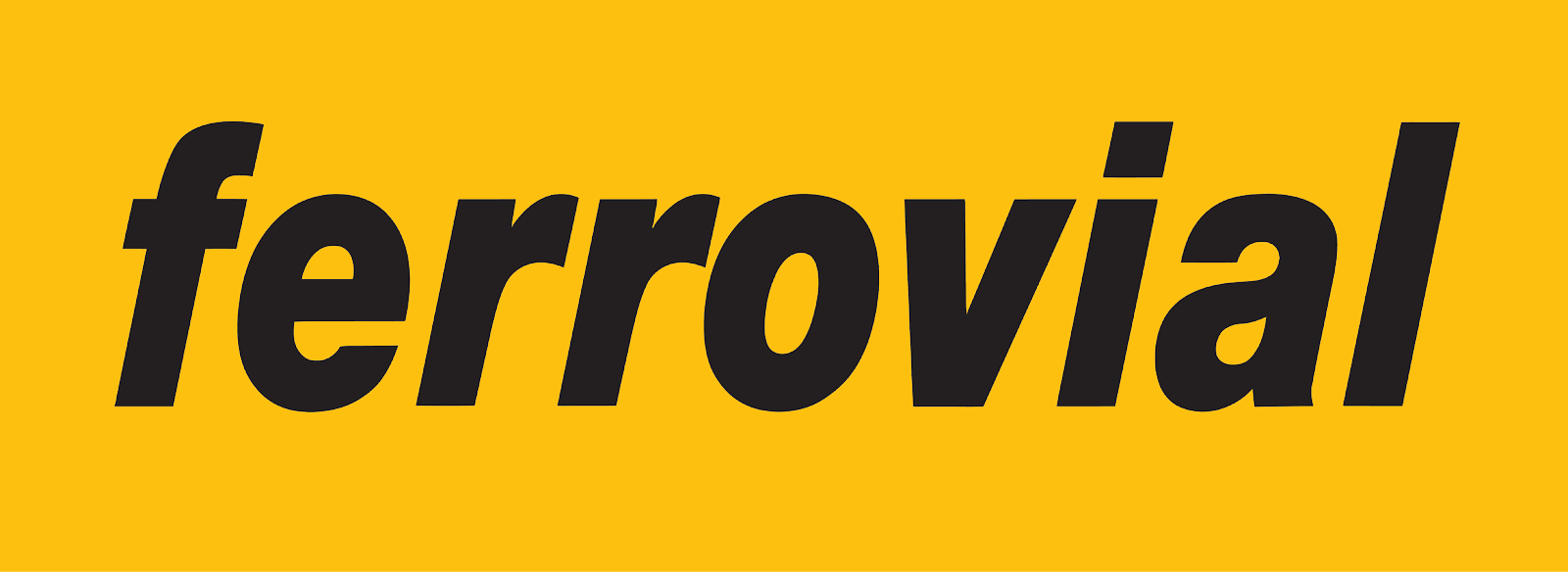 What's behind the logo of a company like Ferrovial?