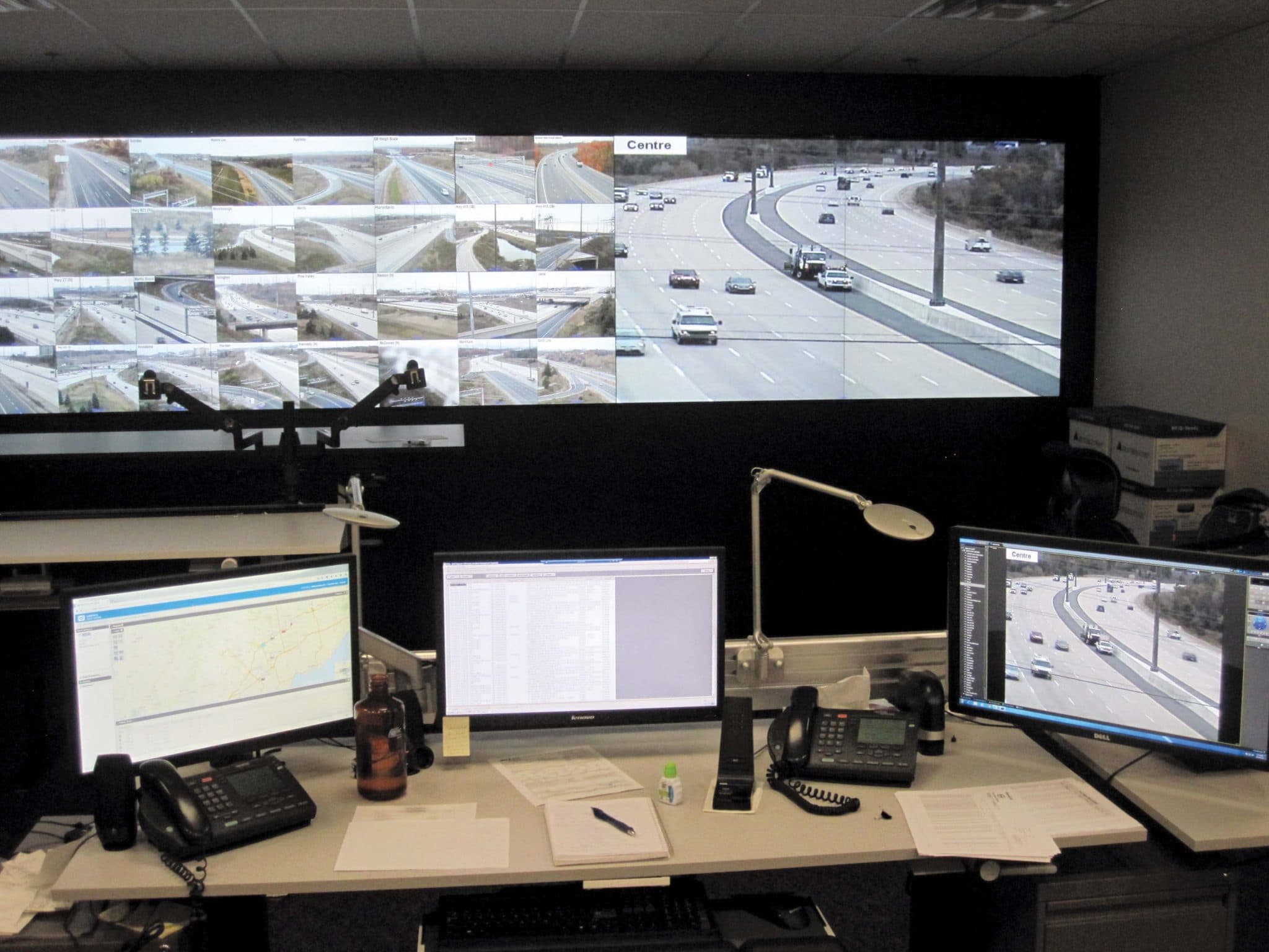 Day-to-day Operations inside Highway 407 ETR’s Control Room - Ferrovial ...