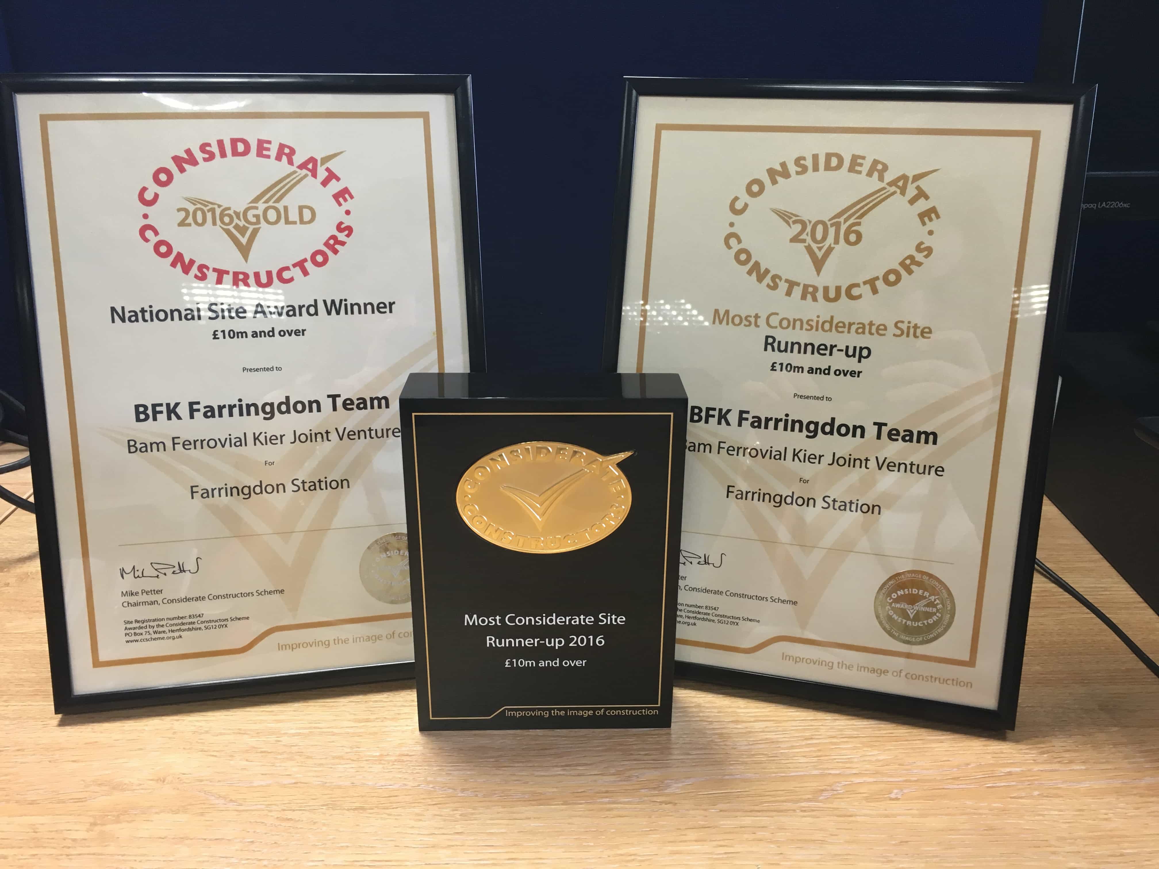 Ferrovial Agroman UK & Ireland awarded GOLD at the Considerate ...
