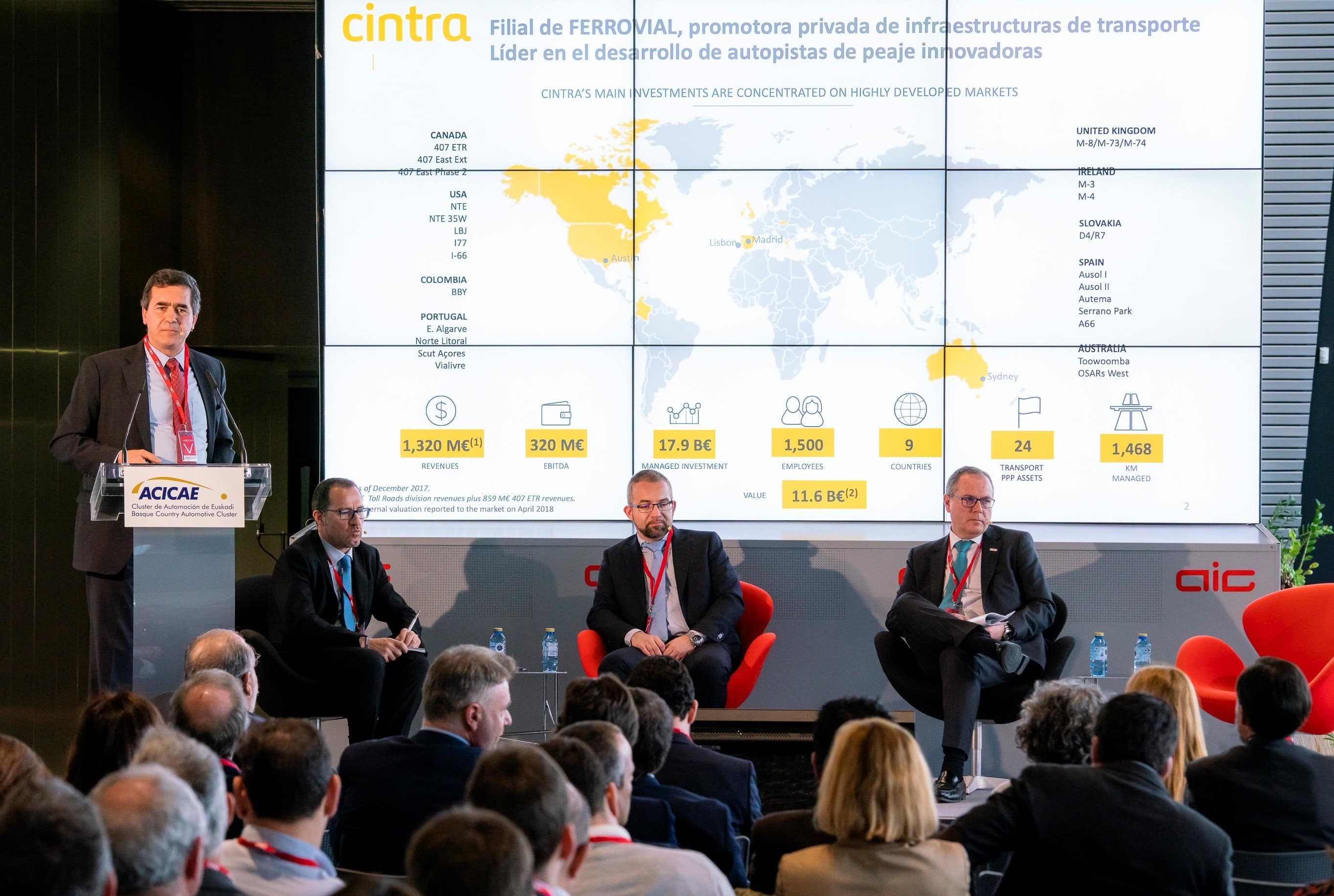 Cintra participates in IV Automotion Challenges encounter - Ferrovial