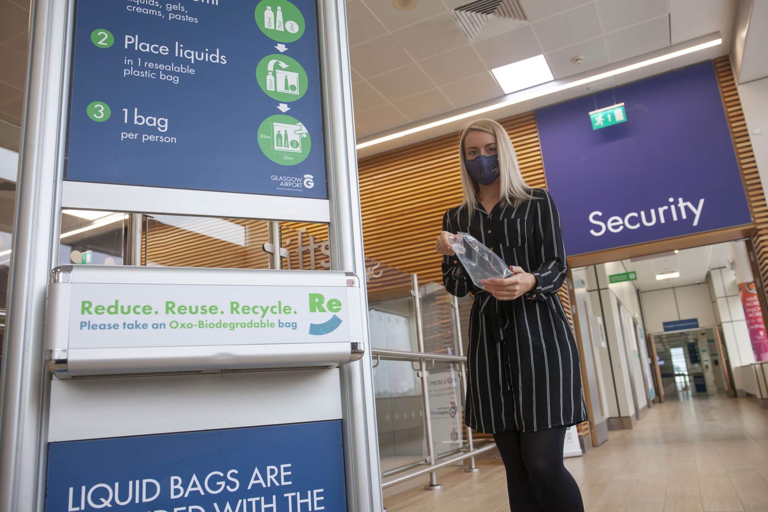 AGS Airports Launches New Sustainable Security Bags Ferrovial